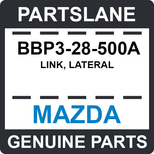 Mazda OEM 06-10 5 Rear-lateral Link BBP328500A for sale online | eBay