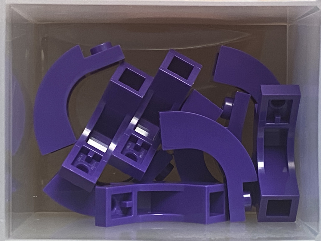 LEGO Parts - Dark Purple Arch 1 x 3 x 2 Curved Top - No 6005 - QTY 10 ...