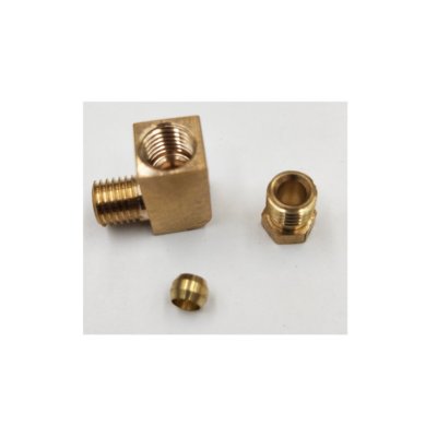 Fitting Compression 4mm OD Tube to Metric M8X1 M8X1.0 M8 Male 90 Elbow ...