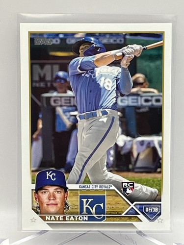 2023 Topps Series Two Baseball RC #557 Nate Eaton - Kansas City Royals ...