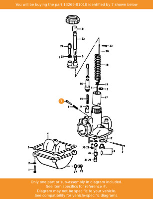 SUZUKI screw, Pilot Air Adjuster, 13269-01010 OEM | eBay