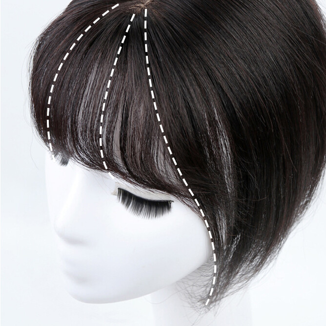 100% Human Hair Topper Large Cover Toupee Clip in Hairpiece Top Pieces ...