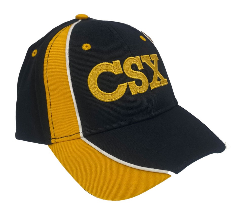 CSX Transportation Railroad Embroidered Cap Hat w/Piping 40-0022BGV | eBay