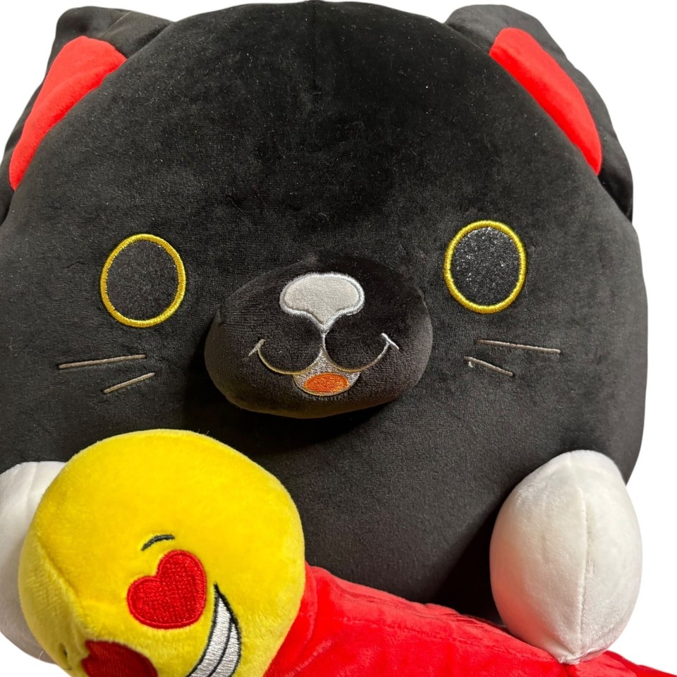 Zuru Snackles Plush Luna Black Cat Soft Toy Pez Candy Large Stuffed ...