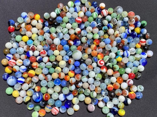Vintage Glass Marbles Lot- Excellent Condition- Unsorted - VITRO / AKRO ...