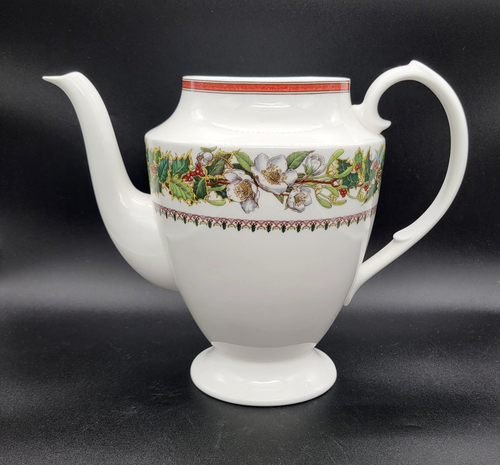 Spode Christmas Rose Coffee Pot No Lid 7.75" Made in England | eBay