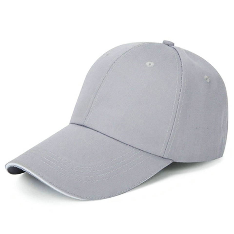 Cotton Cap Baseball Caps Hat Adjustable Polo Style Washed Plain Solid ...