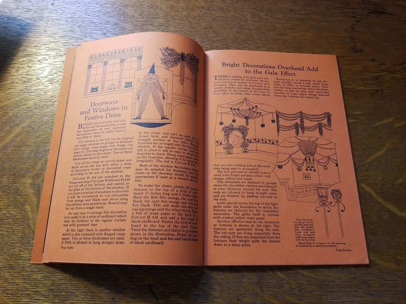 Dennison Bogie Book Halloween Vtg 1926 Decorations Costumes ...