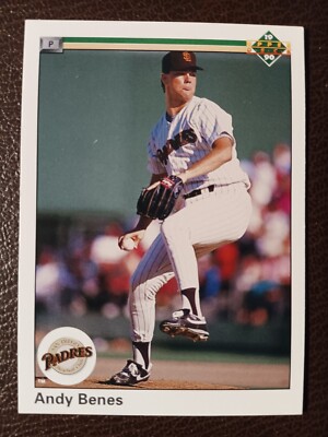 ANDY BENES SAN DIEGO PADRES 1990 UPPER DECK BASEBALL CARD #55 | eBay