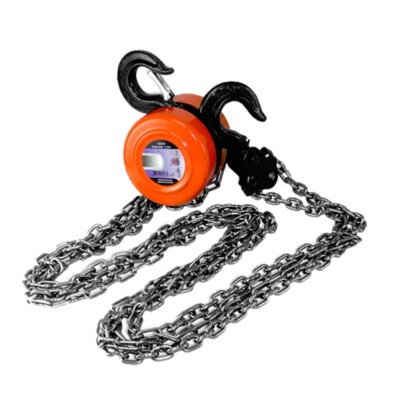 1 TON CHAIN PULLER BLOCK FALL CHAIN HOIST HAND TOOLS 2000lbs Capacity ...