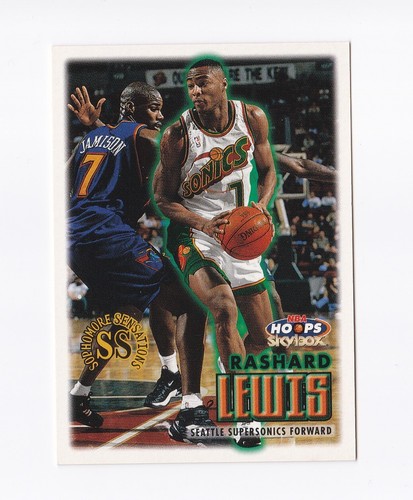 1999-00 Hoops #21 Rashard Lewis Seattle SuperSonics | eBay
