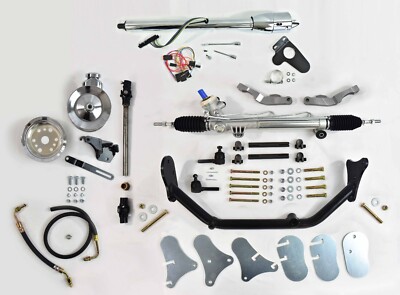 1955 belair Chevrolet rack and pinion conversion power & tilt steering ...