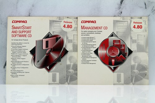 Compaq SmartStart & Management CD Disc Release 4.80 | eBay
