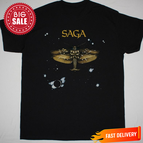 Saga band rock black T-shirt All Size S-5XL | eBay