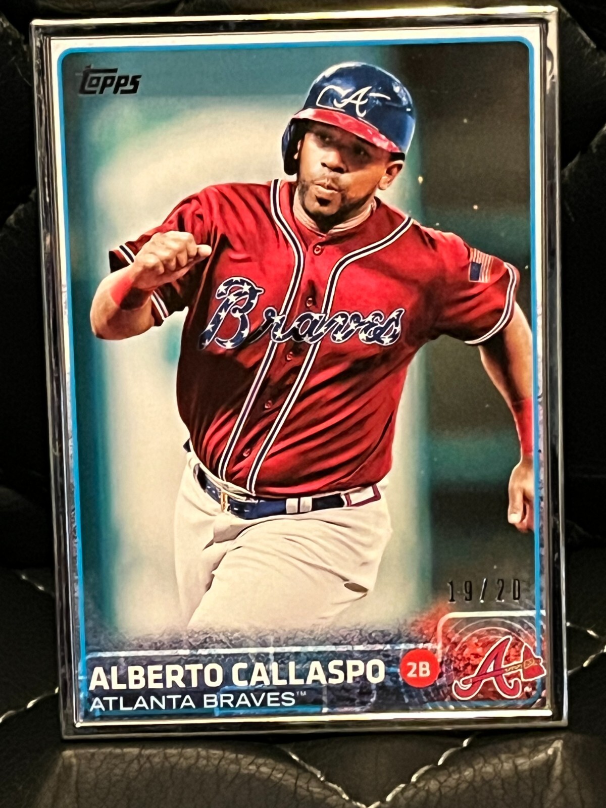 2015 Topps Series Atlanta Braves Alberto Callaspo #543 Metal Baseball ...