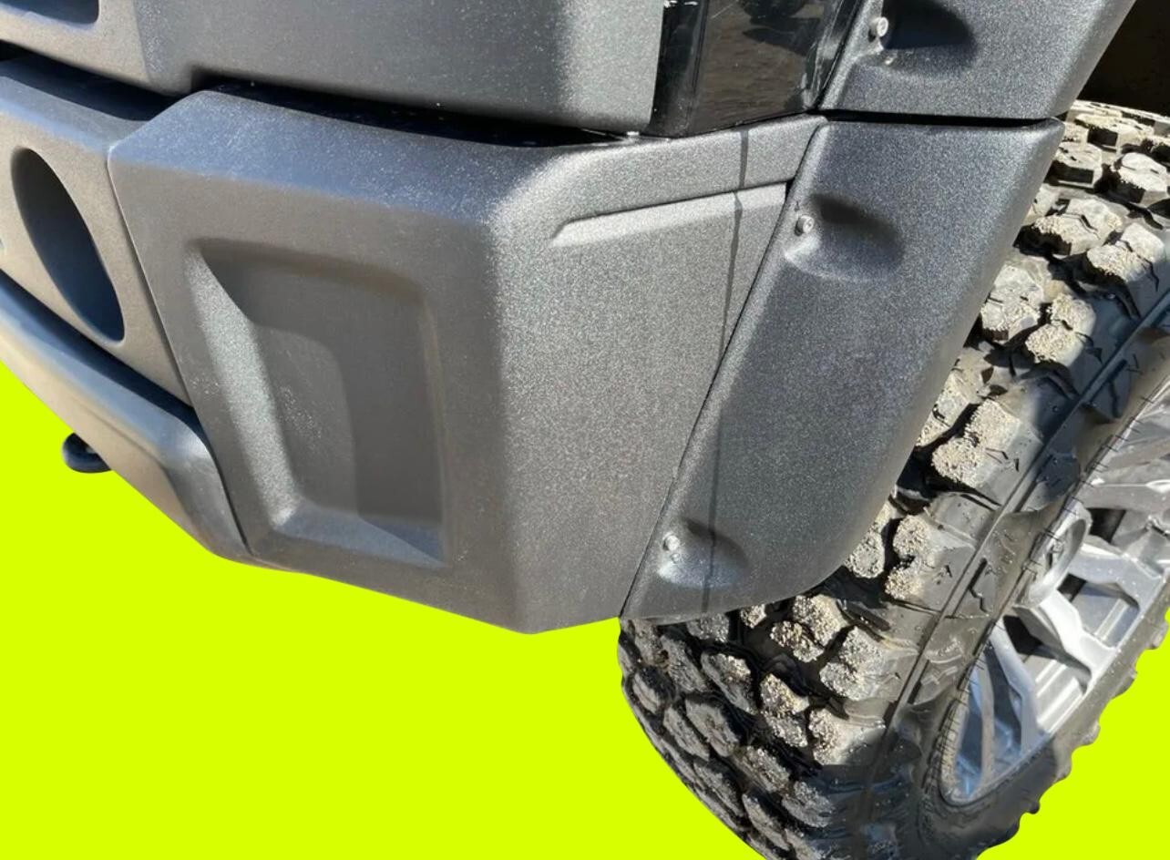 Fender Hummer H2 Fender Flares + 100mm & Bumper Covers 14PC Unpainted ...