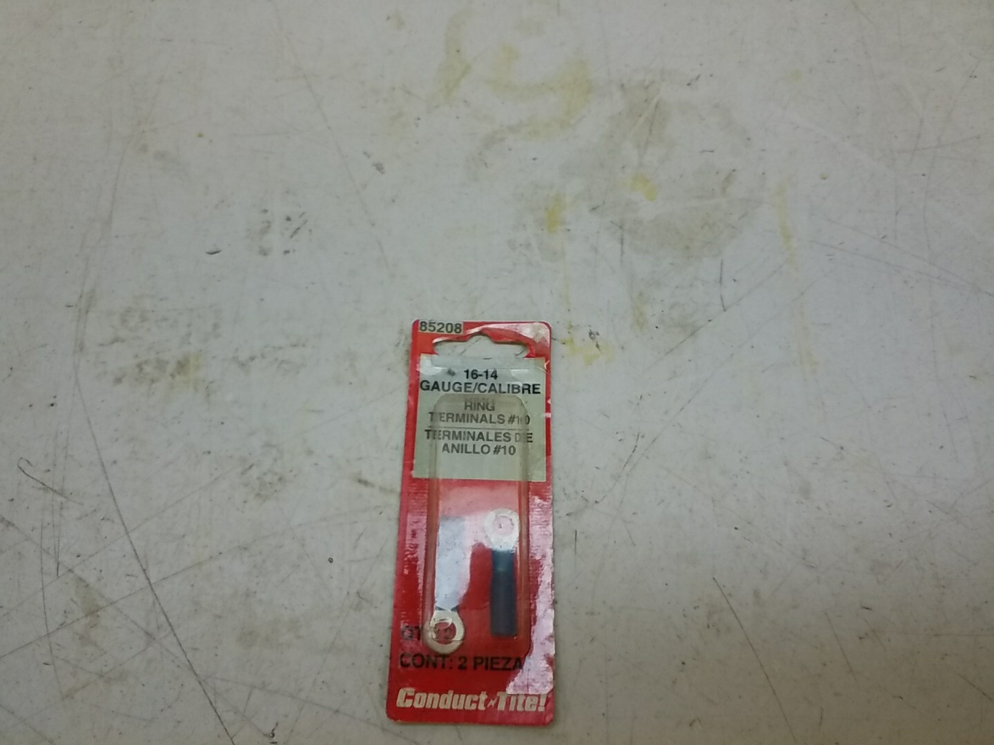 85208 Motormite 16-14 Ring Terminal #10 Quantity Of 2 Terminals In Pack ...