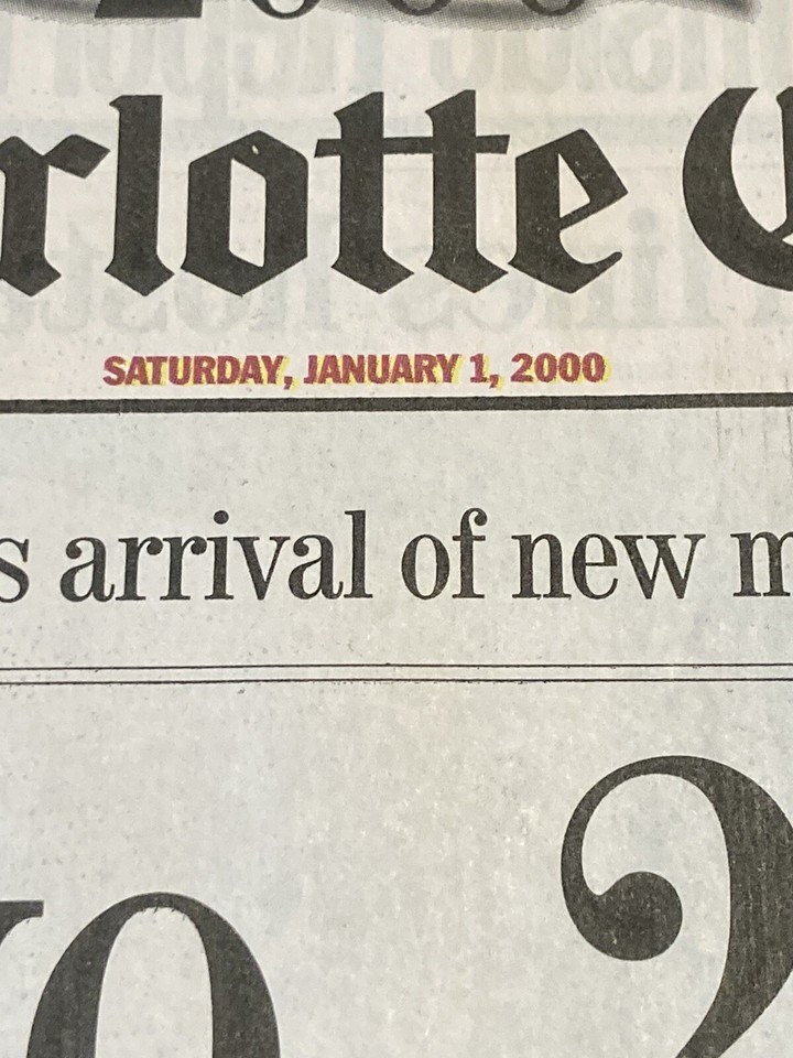 Y2K New Year NYE 2000 Millennium Celebrations Jan 01 2000 Collectible ...