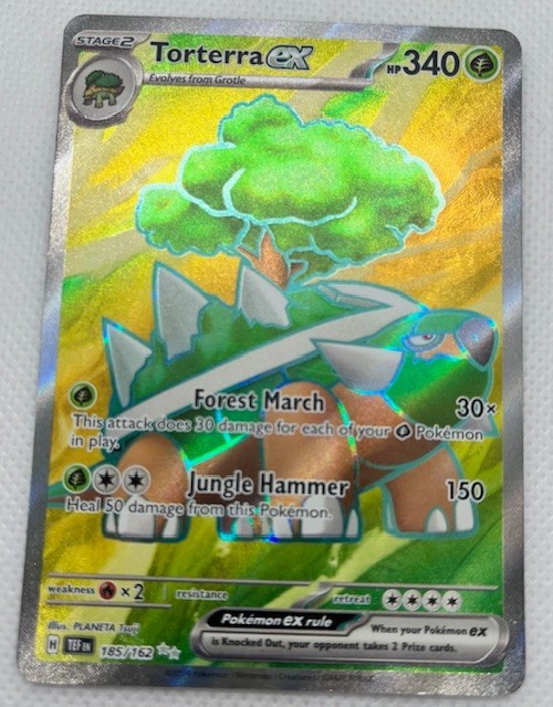 Torterra ex Ultra Rare Pokemon Temporal Forces | Pokémon 185/162 | NM ...