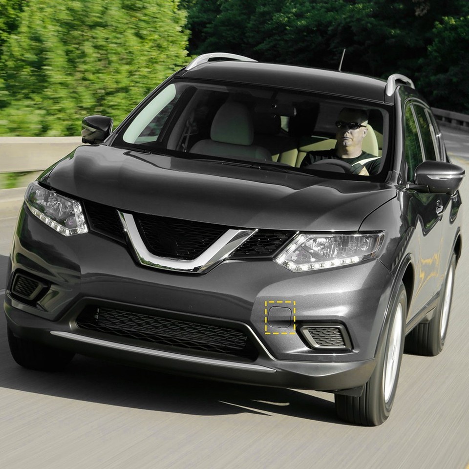 1/2set New Front Bumper Tow Hook Cap Eye Cover for Nissan Rogue 2014 15 16 Front | eBay