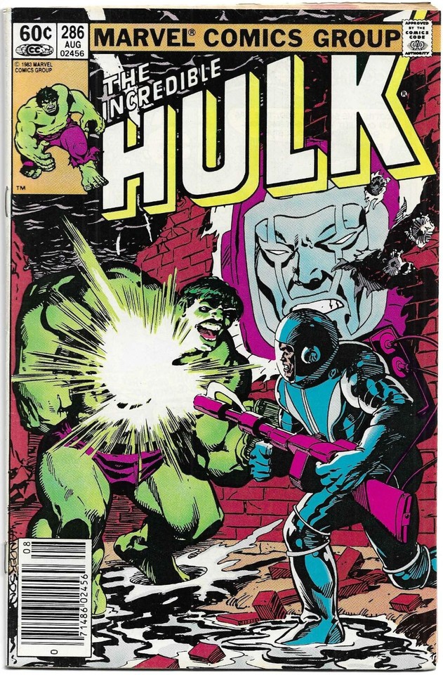 the Incredible Hulk #285 286 MARVEL COMIC BOOK LOT 1st series Kang ...