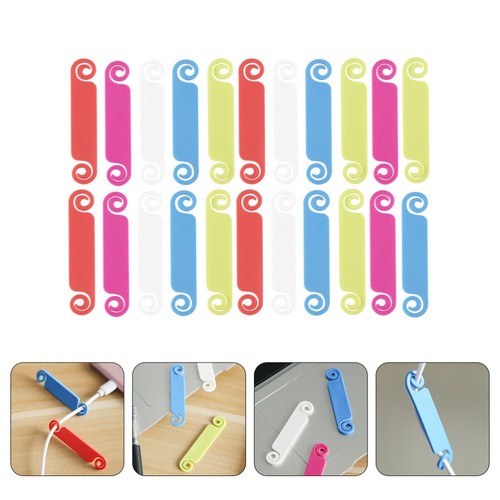 50Pcs Multicolor Cable Labels Cord Identification Tags for USB Computer ...