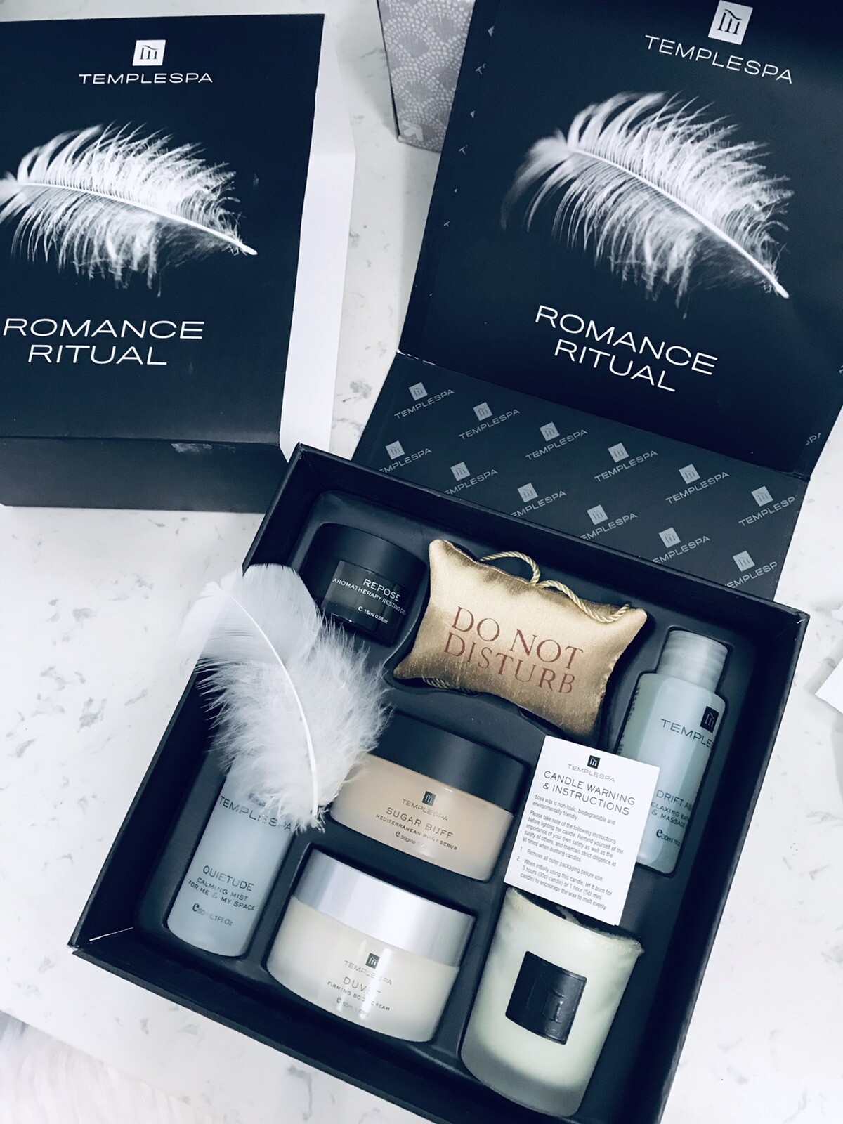 Temple Spa Romance Ritual Aromatherapy Body Care Gift Box Set Scrab Oil ...