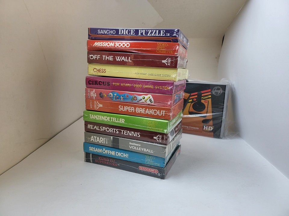 NEW Hyperkin Retron 77 System Plays Atari 2600 Cartridges + 12 NEW ...