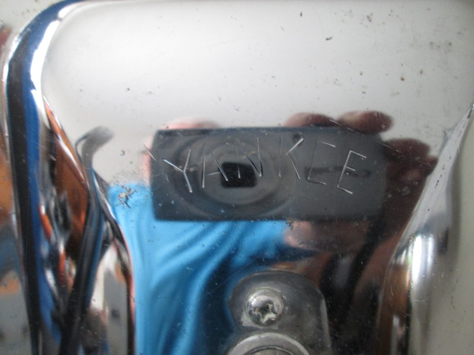 Vintage YANKEE Car Truck Side View Oblong Mirror Head B2 | eBay