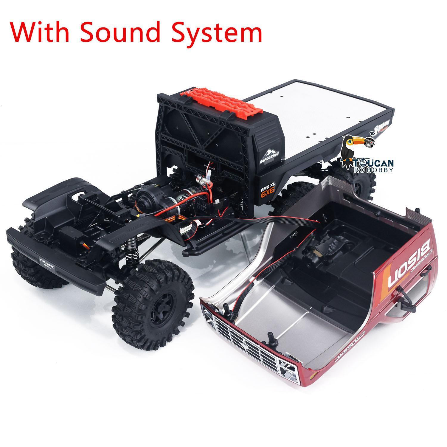 CROSSRC EMO XL 1/8 RC Crawler 6WD Radio Control Off-road Car 2-Speed ...