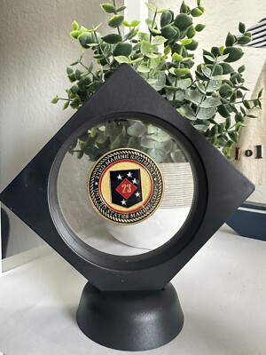 US MARINE CORPS - 23rd MARINE REGIMENT Challenge Coin With 3D Display ...