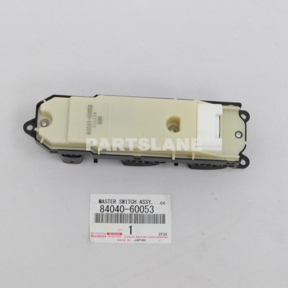 84040-60053 Toyota OEM Genuine MASTER SWITCH ASSY, POWER WINDOW ...