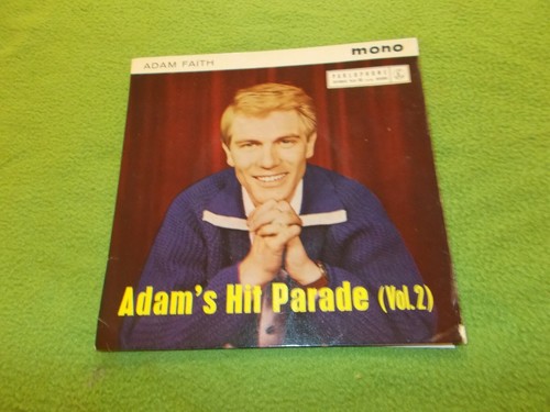 ADAM FAITH Adam's Hit Parade 45 RPM UK 7" EP Picture Sleeve 1962 ...