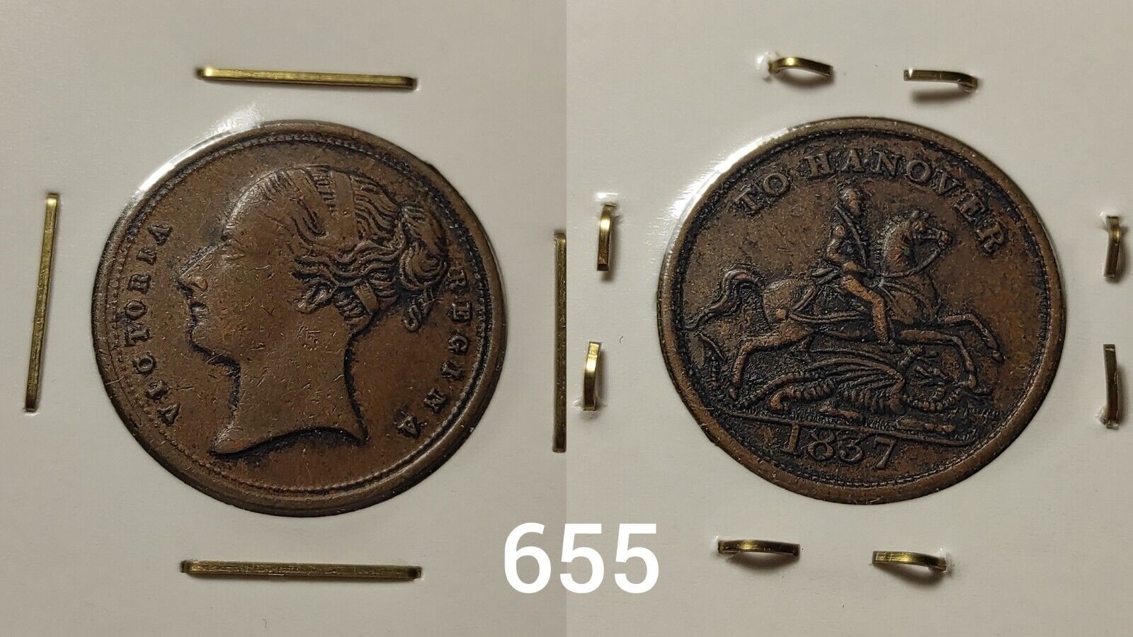 TOKEN COIN VICTORIA REGINA TO HANOVER 1837 # OFFER 655 | eBay