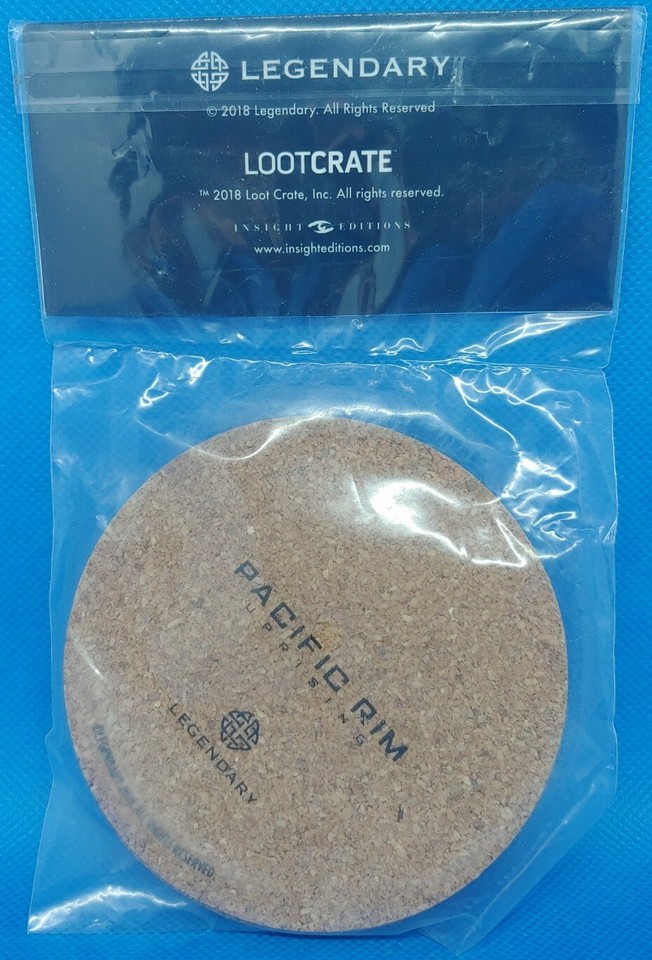 Loot Crate Exclusive Pacific Rim Uprising Coaster Set Robot Alien Movie ...