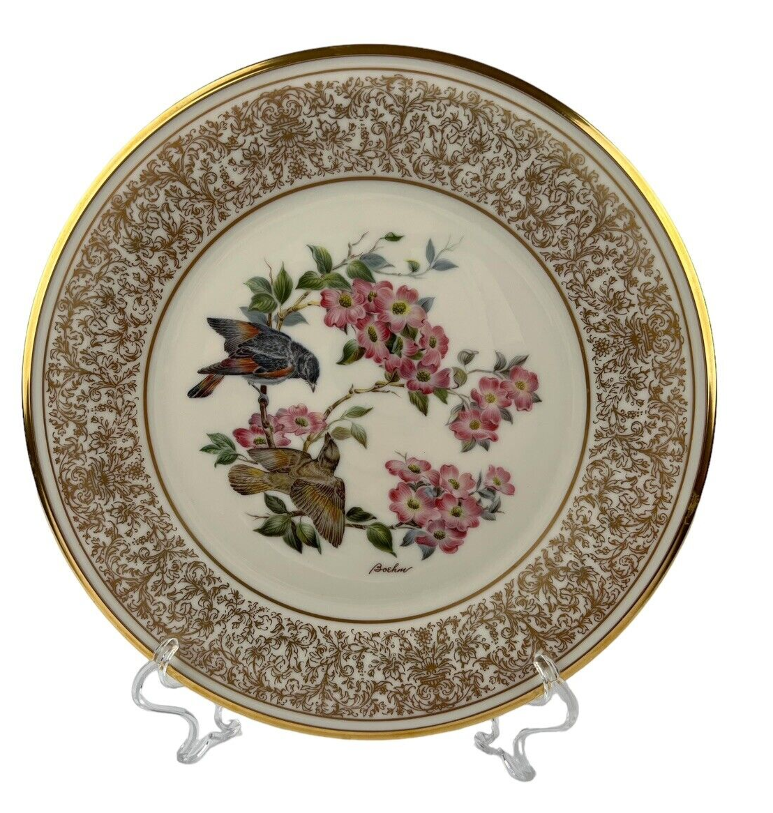 Lenox Limited Edition Plate Edward Boehm Birds American Redstart 1975 ...