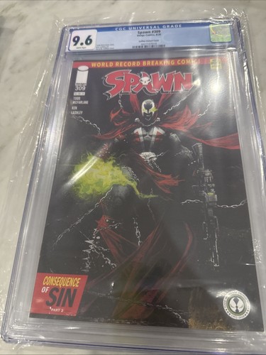Spawn #309 C Gerardo Zaffino Cover 1st appearance of new Gunslinger Cgc ...