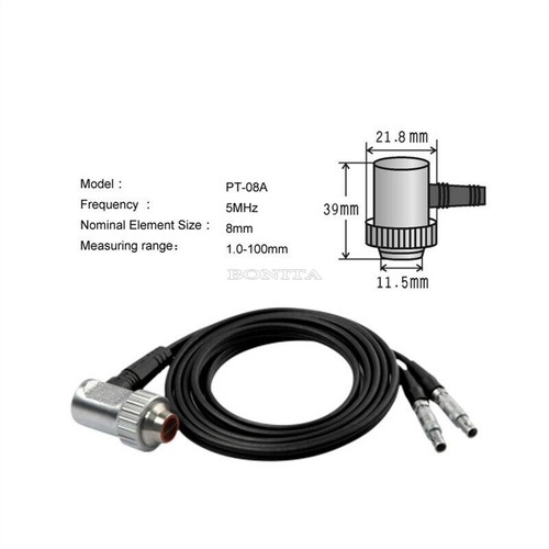 10Mhz Ultrasonic Transducer Diameter 5Mm Dual Composite Crystal Testing ...