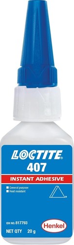Loctite 407 Heavy Duty Gel - Thermal Resistant Adhesive, 20g Pack of 1 ...