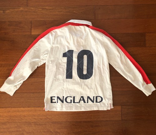 ENGLAND RUGBY RFU 2011 Long Sleeve Jersey Junior 9-10yrs. Number 10 | eBay