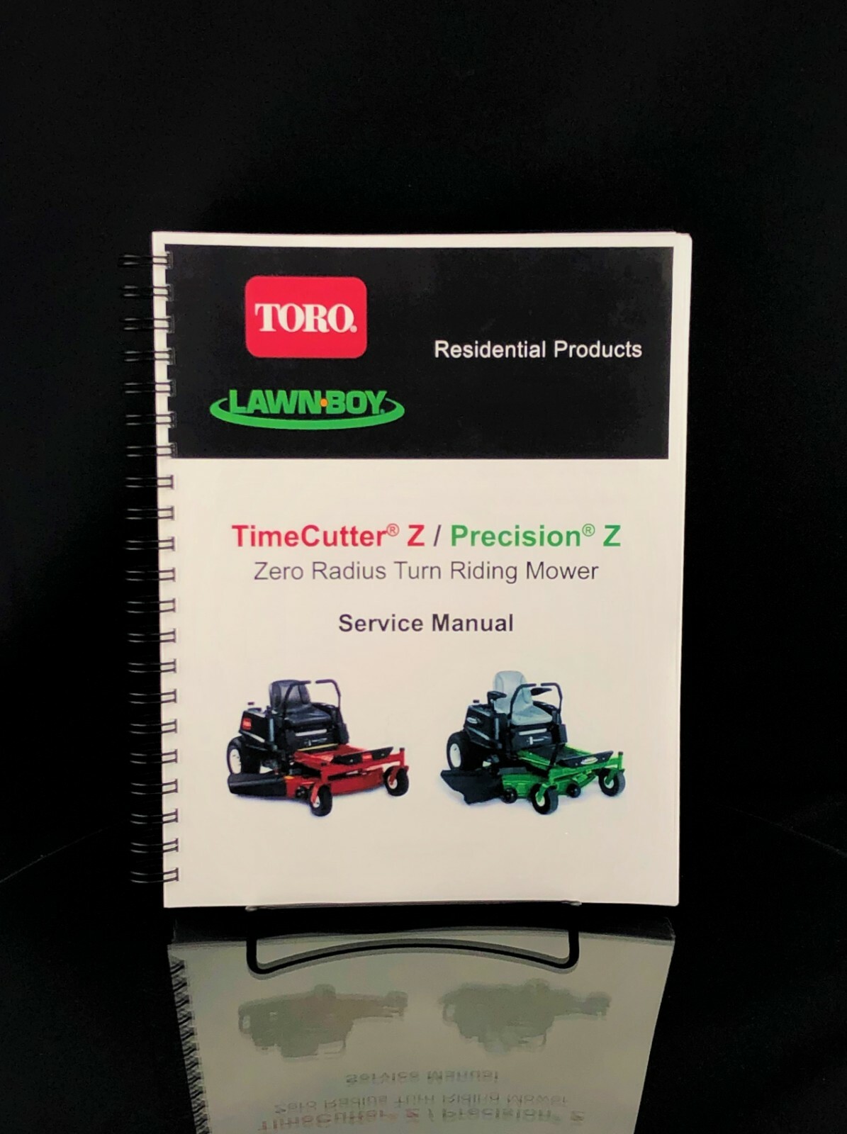 TORO Timecutter Z & Precision Z SERVICE Manual 2007-2009 Z4200 Z5000 SN ...