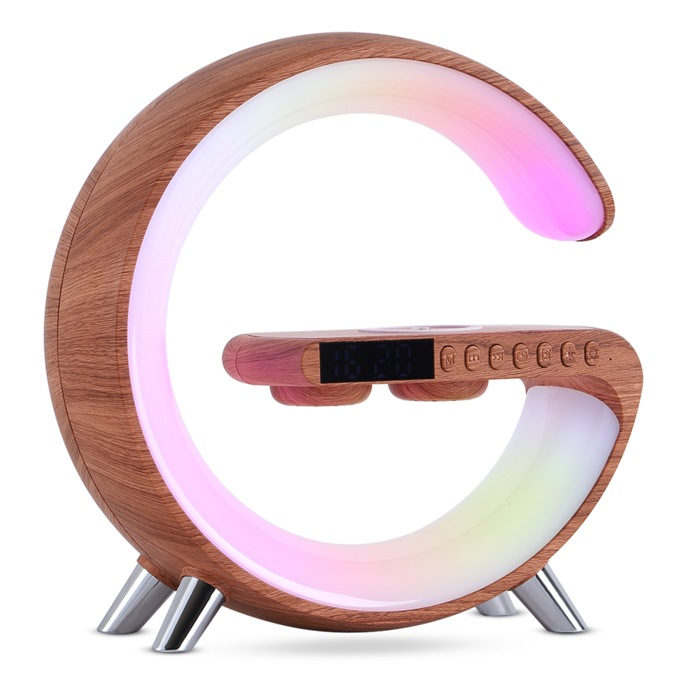 2025 New Intelligent G Shaped LED Lamp Bluetooth Speake Wireless ...
