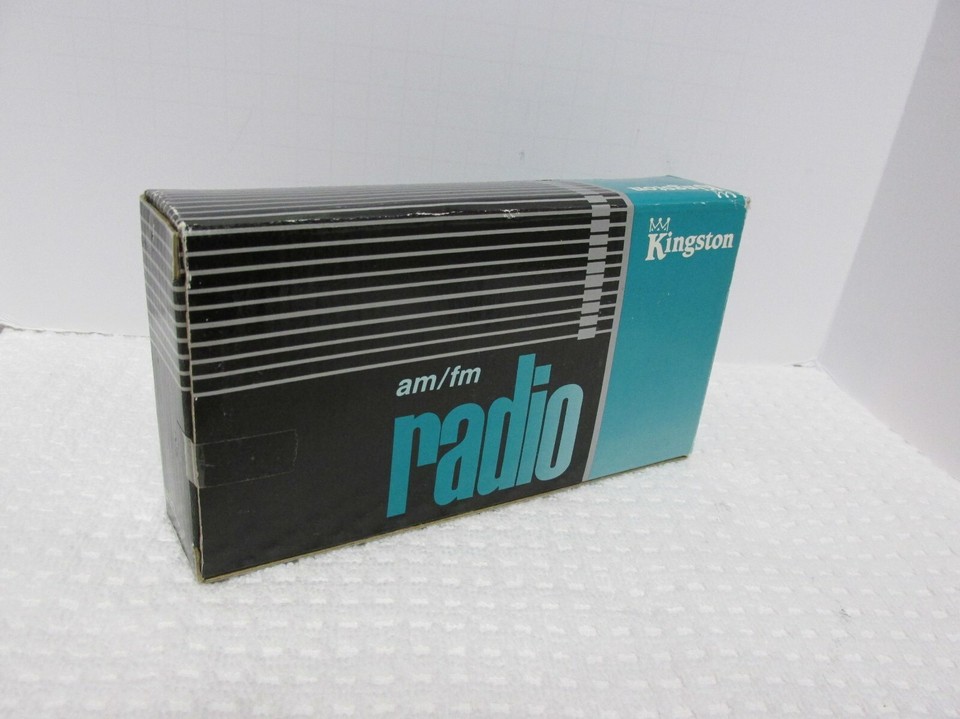 Vintage Kingston AM/FM Pocket Radio 838K Compl IOB | eBay