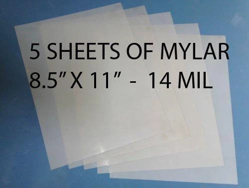 Sheets Of Mylar Paper