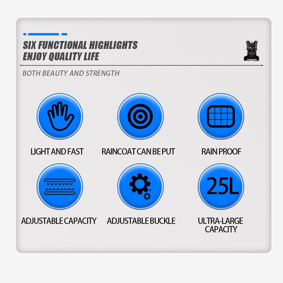 Motorcycle Backpack Waterproof Bag Soft Shell Backpack Oxford Riding ...