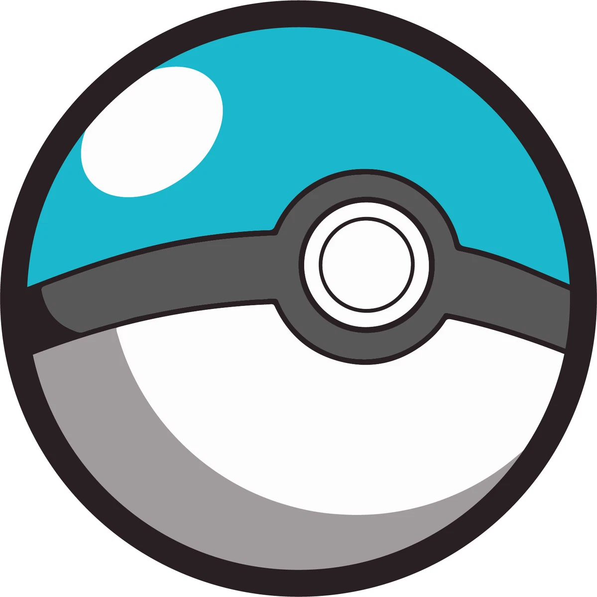 Blue Pokeball Background