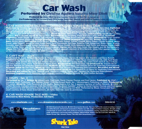 Christina Aguilera Featuring Missy Elliott ‎– Car Wash. CD Single ...