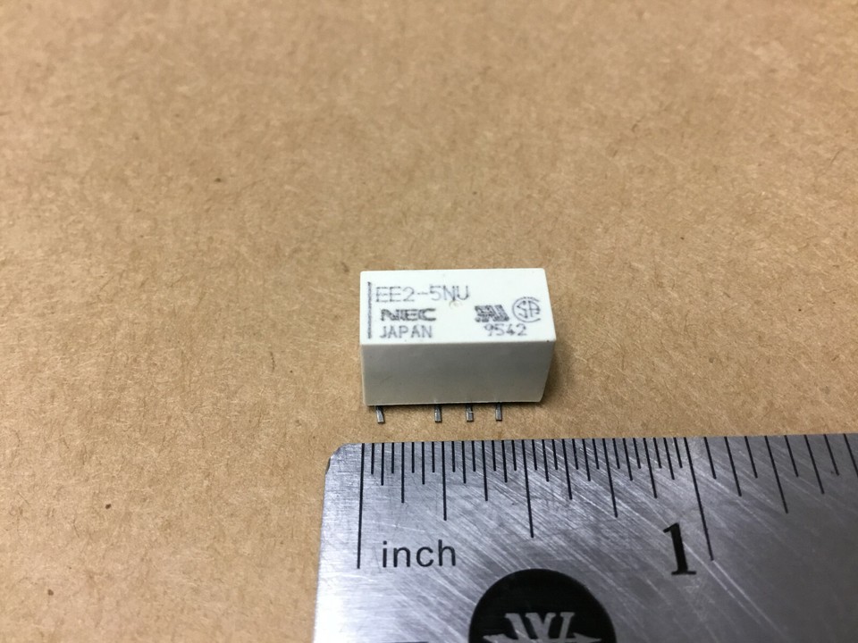 (2 PC) NEC EE2-5NU Power Signal Relay, DPDT, Momentary, 0.028A (Coil ...