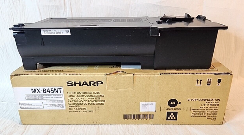 Genuine Sharp MX-B45NT Black Toner Cartridge (MXB45NT) | eBay