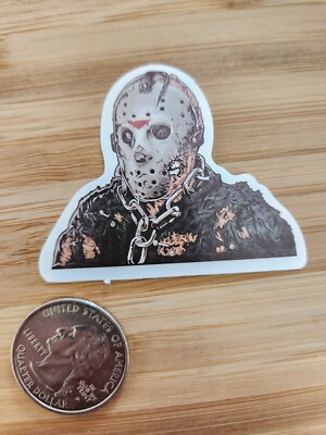 JASON Sticker Friday the 13th Sticker Horror Movie Sticker Hockey Mask ...